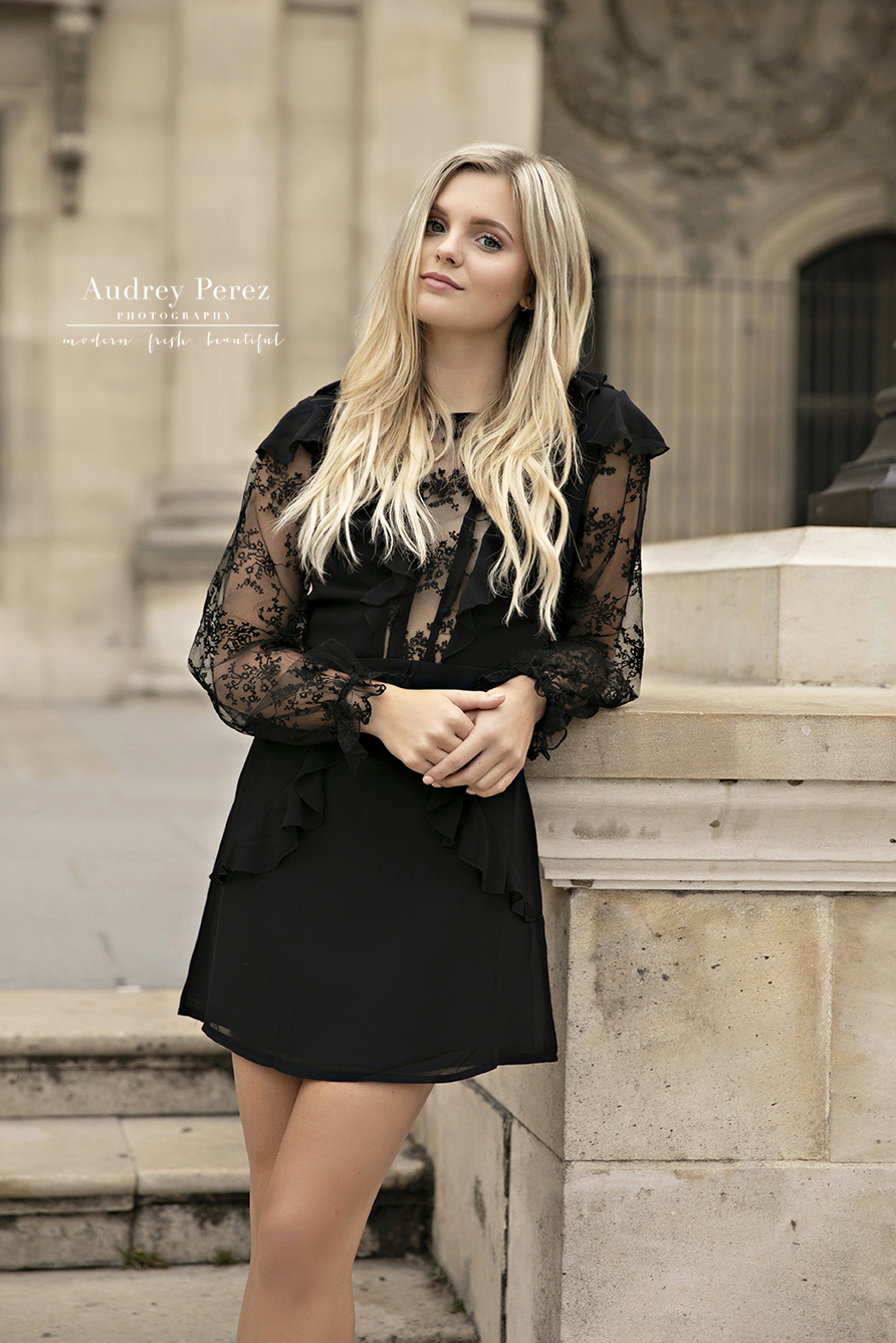 Claire’s Senior Portraits in Paris | Audrey Perez Photography