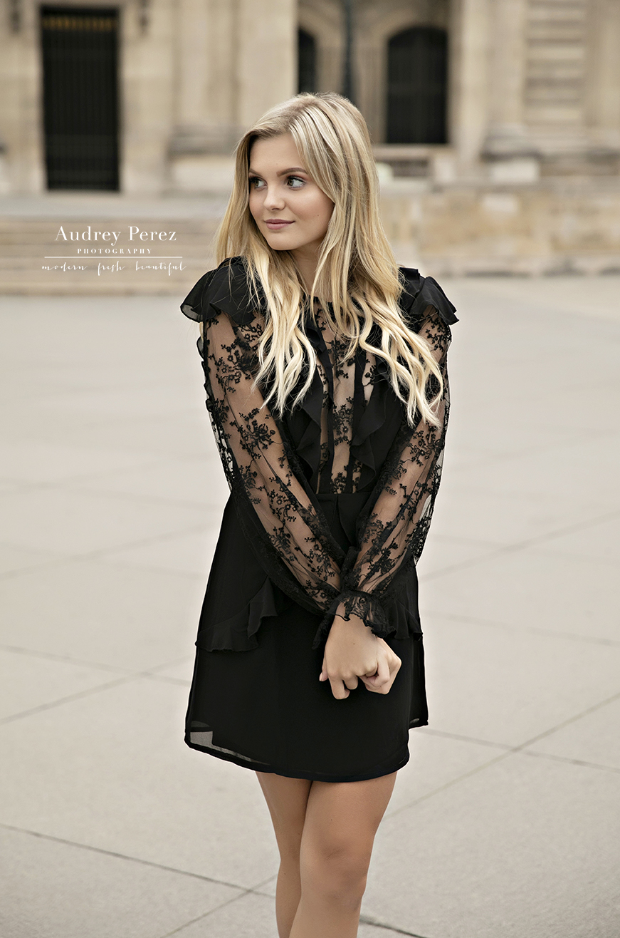 Claire’s Senior Portraits in Paris | Audrey Perez Photography